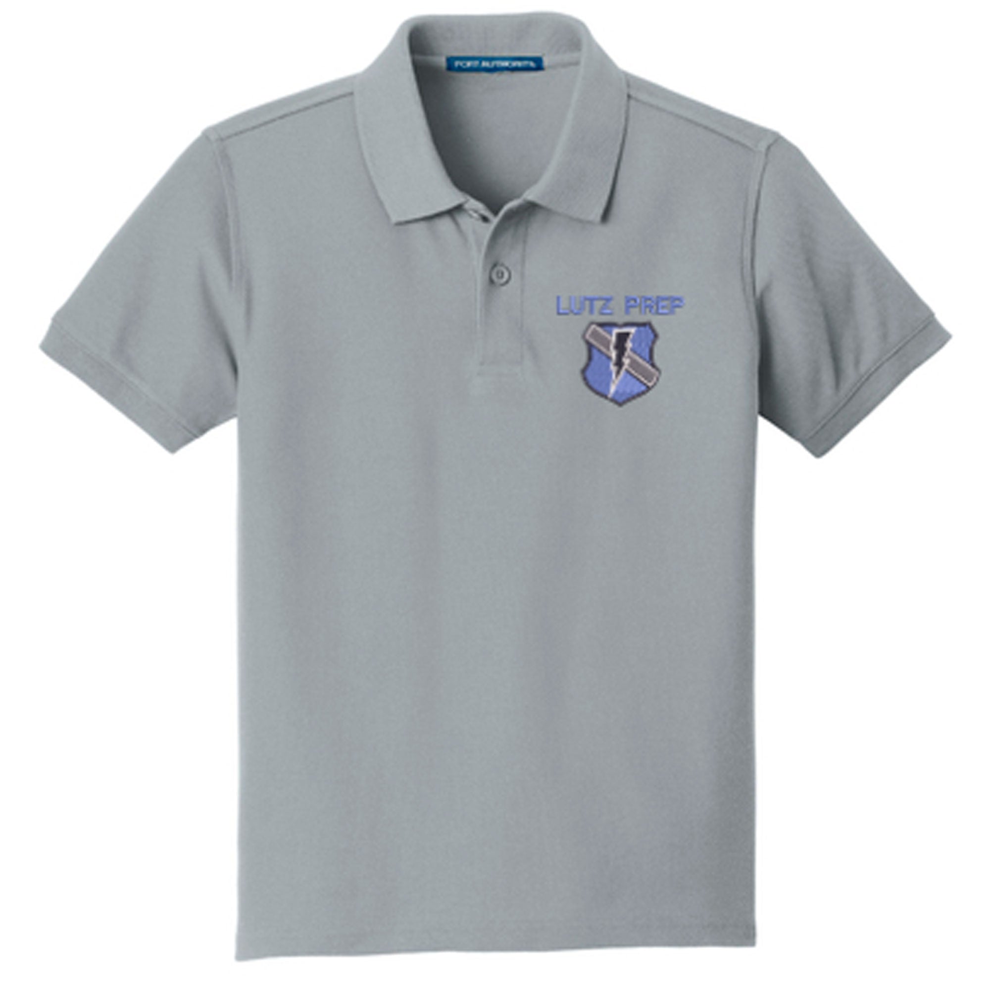 LP Middle School Basic Cotton Polo - GREY – RTS Uniforms